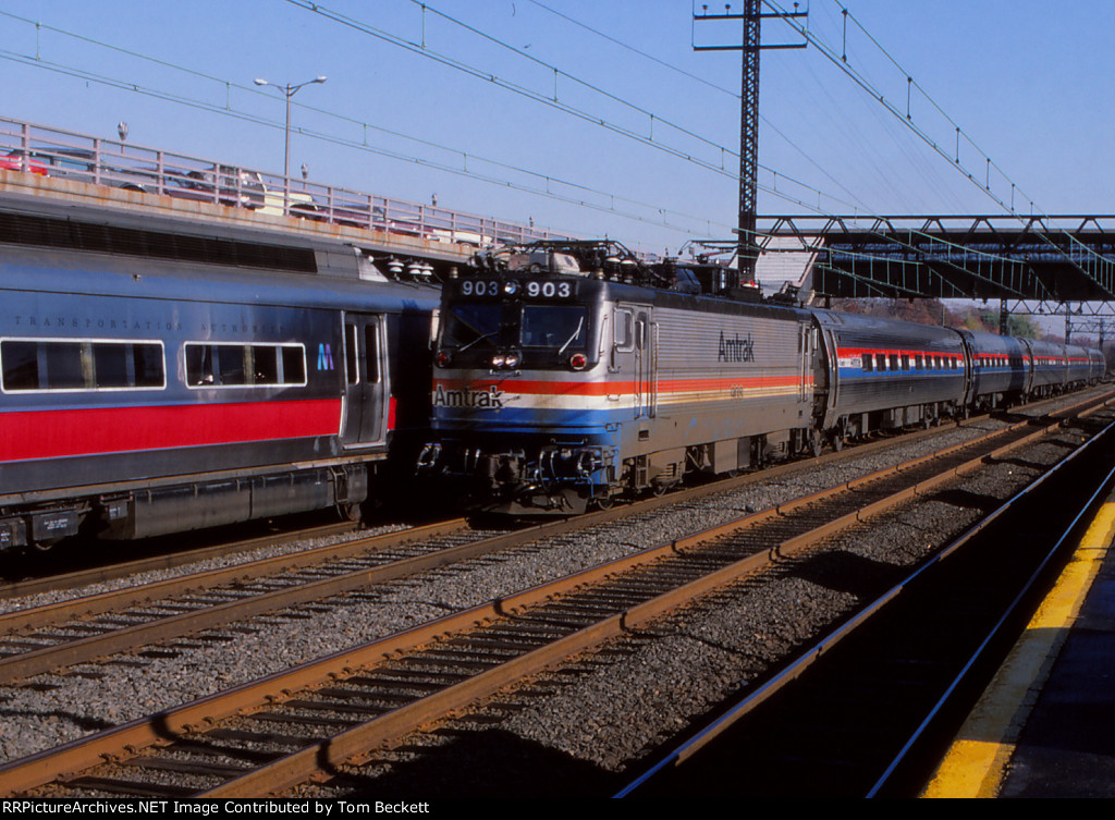 Westbound down the middle